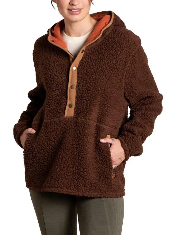 TOAD&CO Fleece Hoodie - Dark Roast