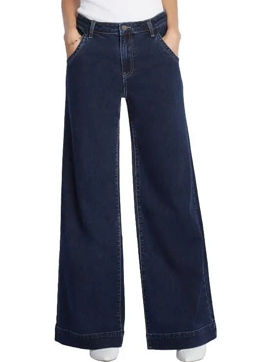 WASH LAB DENIM Daily Trousers - Dark Blue