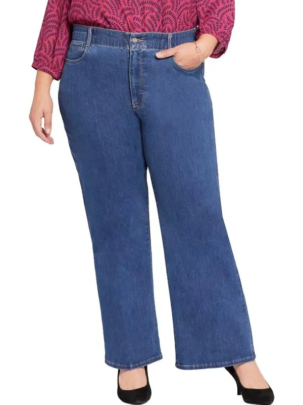 NYDJ Waist Match Wide Leg Jeans - Waterfall