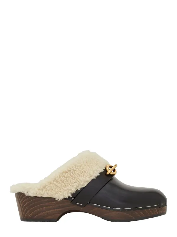 Saint Laurent Toff 15 Clog Mules - Black