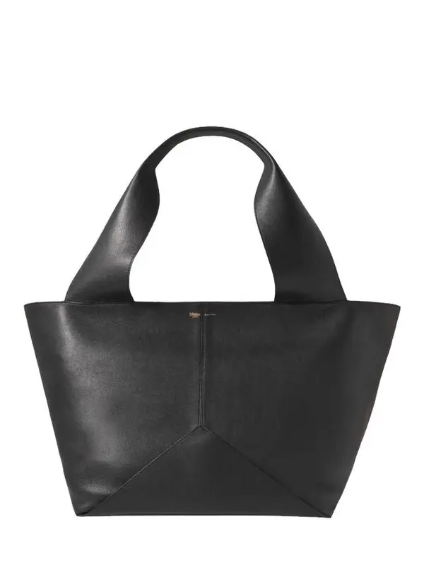 METIER Weekend' Leather Tote - Black