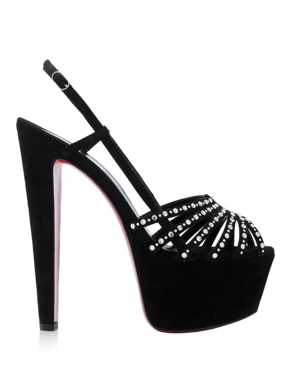 CHRISTIAN LOUBOUTIN Alta 160mm Platform Sandals - Black