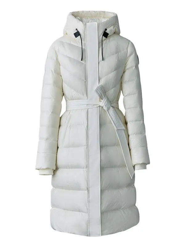 Mackage Coralia Down Coat With Hood - Cream