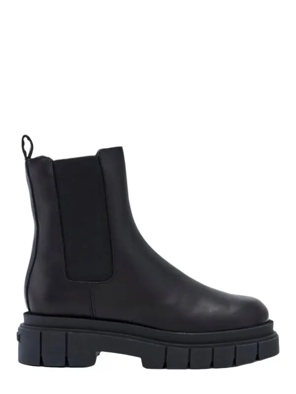 Mackage Shearling-lined Leather Chelsea Boot - Black