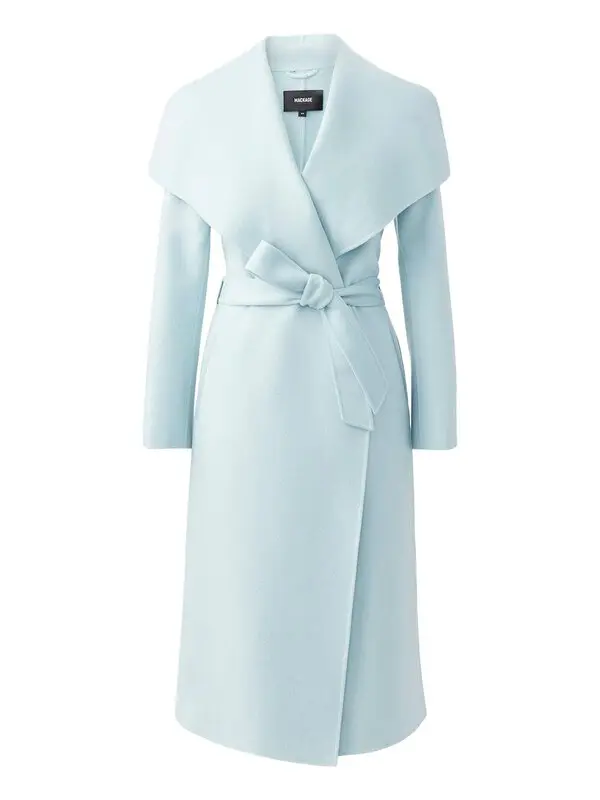 Mackage Mai-cn Double-face Wool Wrap Coat - Air