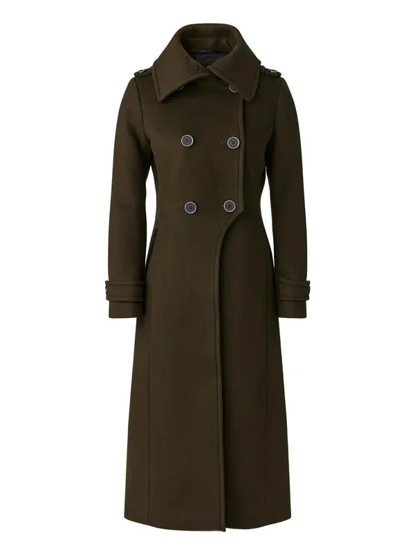 Mackage Elodie Double-face Wool Tailored Coat - Cream