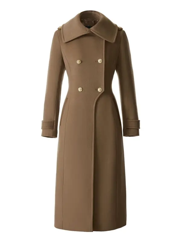 Mackage Elodie Double-face Wool Tailored Coat - Otter