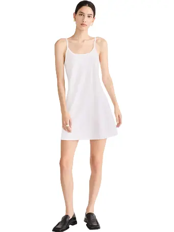 Merlette Short Slip Dress - White