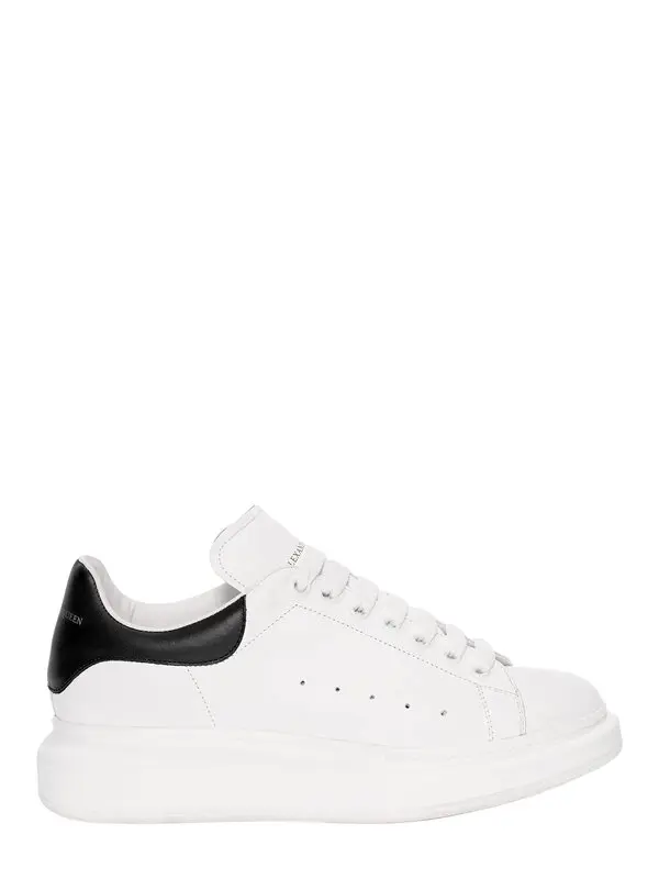 Alexander McQueen Leather Oversized Sneakers - White