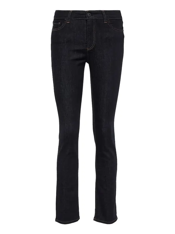 Ag Mari High-rise Skinny Jeans - Blue