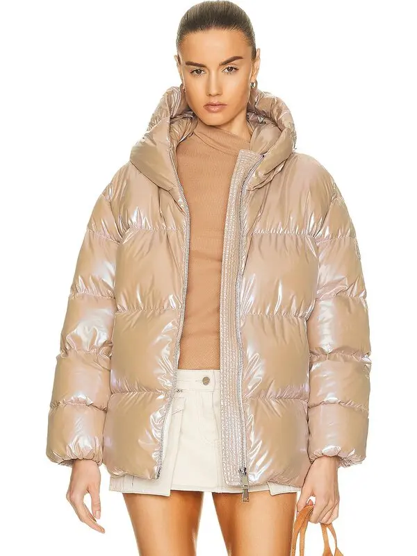 Moncler Frasne Padded Jacket - Tan