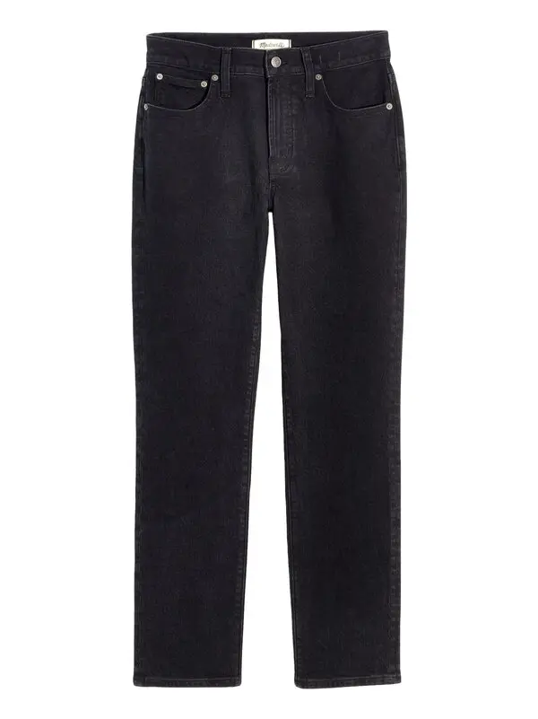 Madewell The Mid-rise Perfect Vintage Jeans - Clean Black Wash