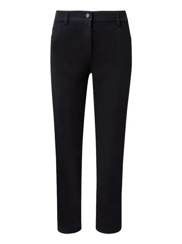 Akris Maru Slim Ankle Jeans - Black
