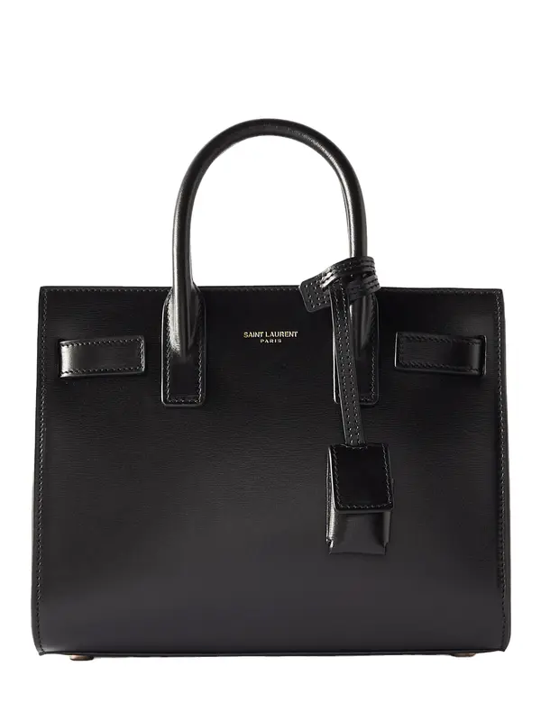 Saint Laurent Sac De Jour Nano Leather Tote - Black