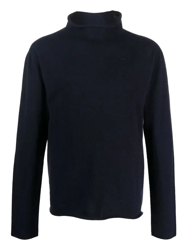 JIL SANDER Cashmere-knit Roll-neck Jumper - Blue