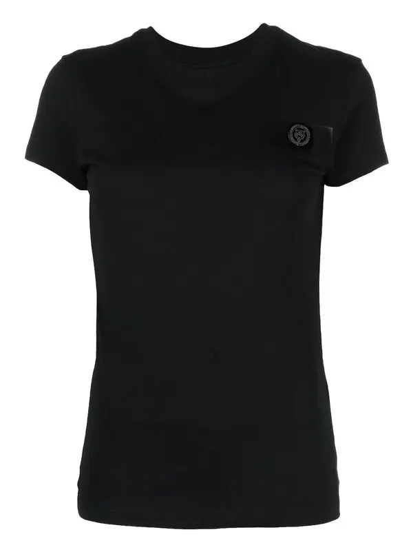 PLEIN SPORT Logo-print T-shirt - Black