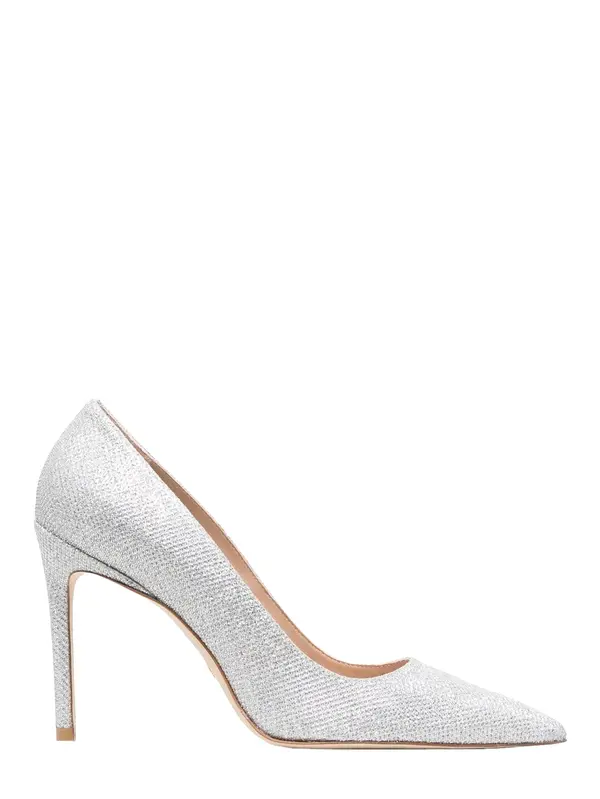 STUART WEITZMAN Metallic-effect Pumps - Grey