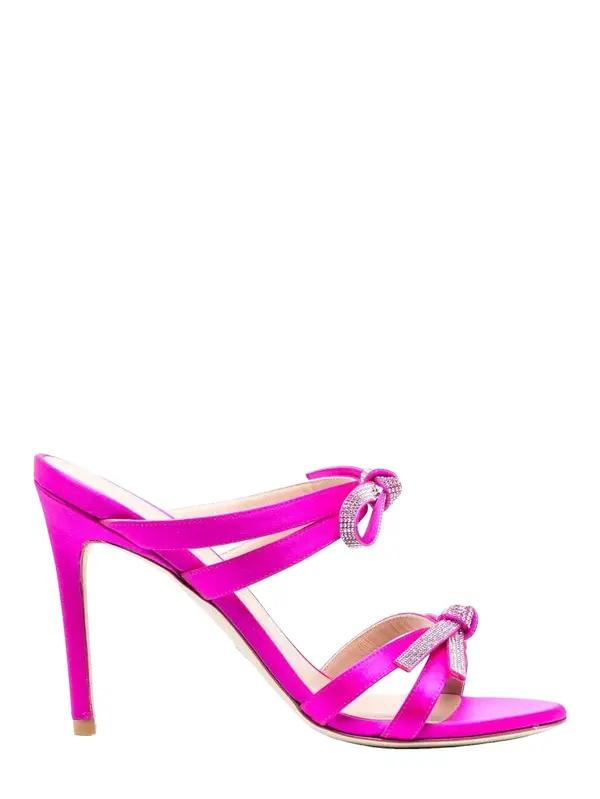 STUART WEITZMAN 100mm Bow-detail Sandals - Pink