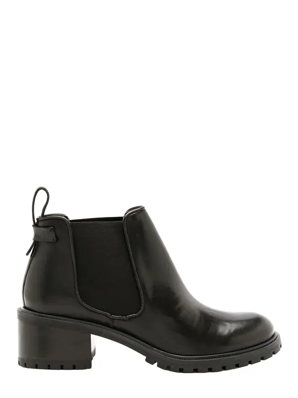 STUDIO CHOFAKIAN Alexia Leather Boots - Black