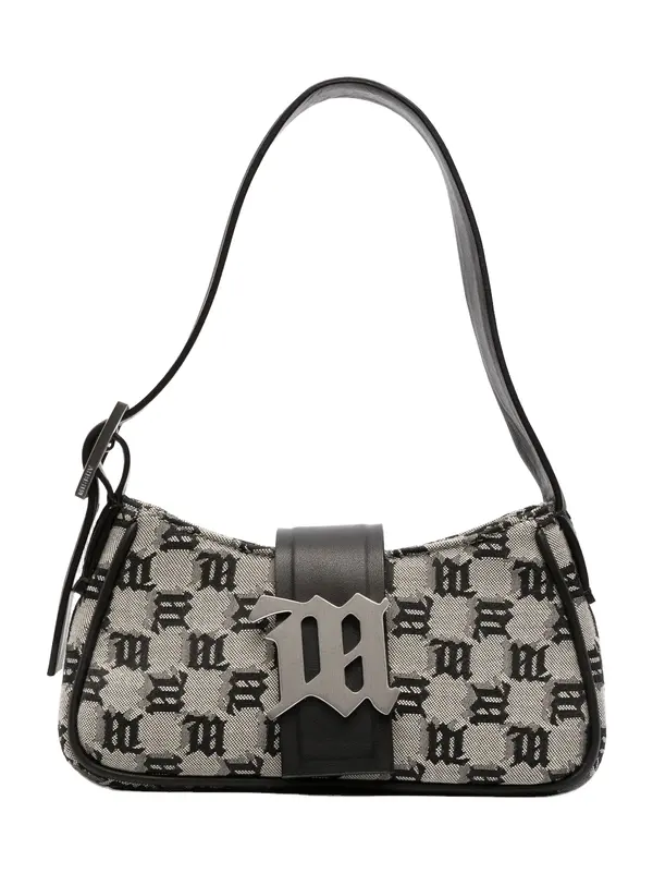 MISBHV Logo-plaque Shoulder Bag - Neutrals