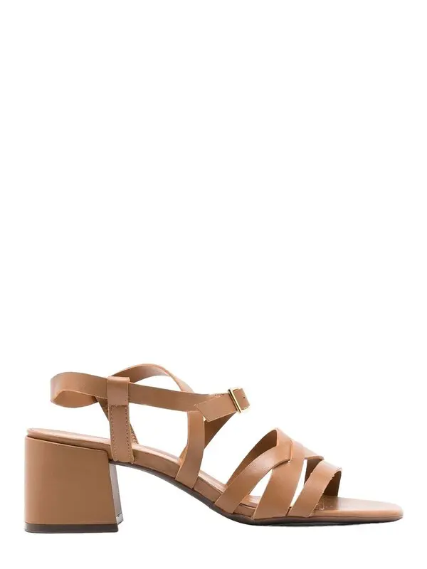 STUDIO CHOFAKIAN Lygia 65mm Strappy Sandals - Brown