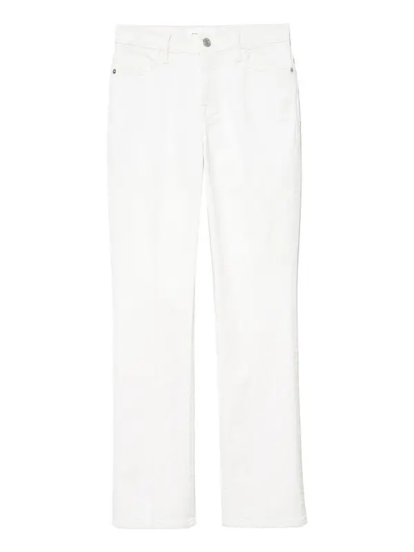 FRAME Le Super High-rise Jeans - White
