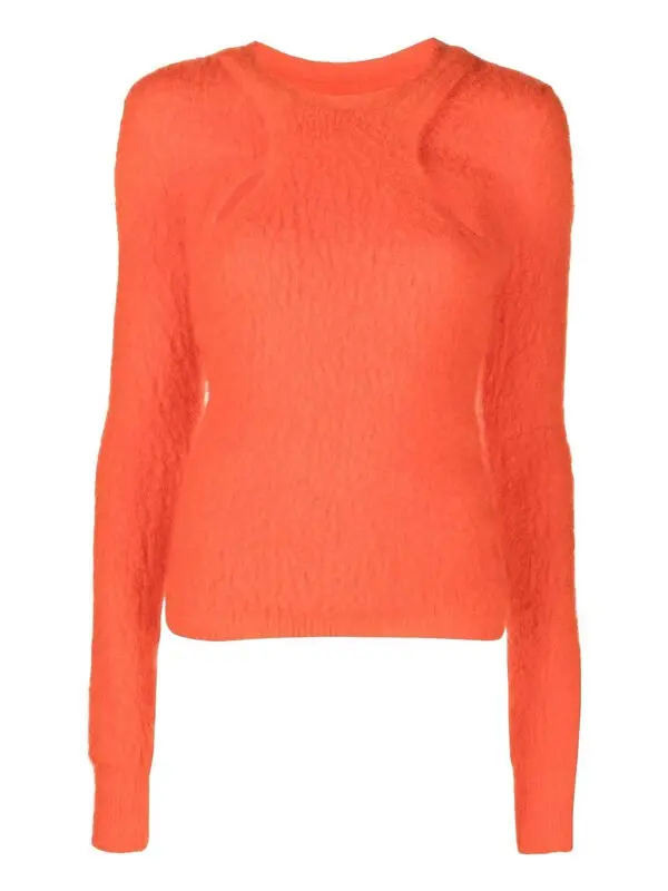 Isabel Marant Alford Cut-out Jumper - Orange