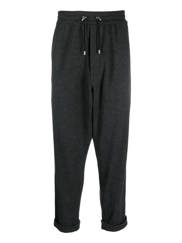Balmain Low-crotch Drawstring-waist Trousers - Grey