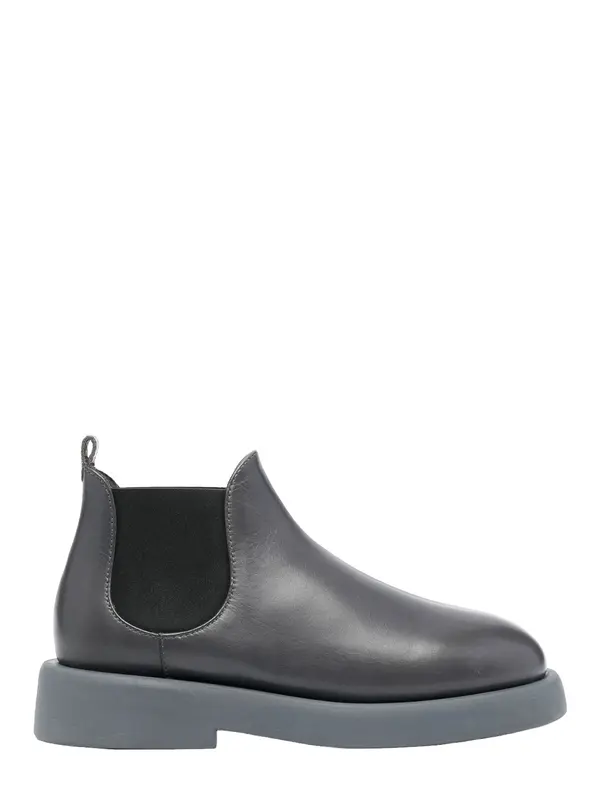 Marsèll Gommello Leather Ankle Boots - Grey