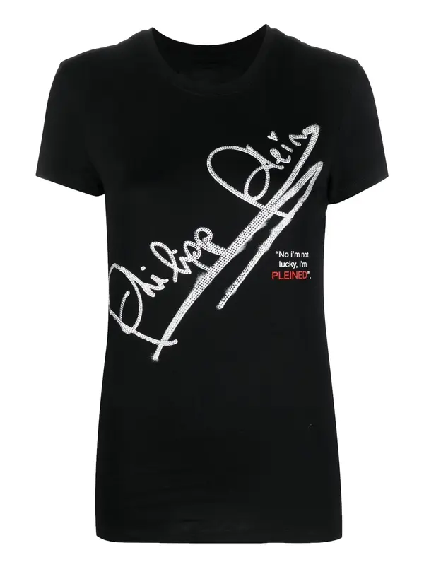 Philipp Plein Ss Signature T-shirt - Black