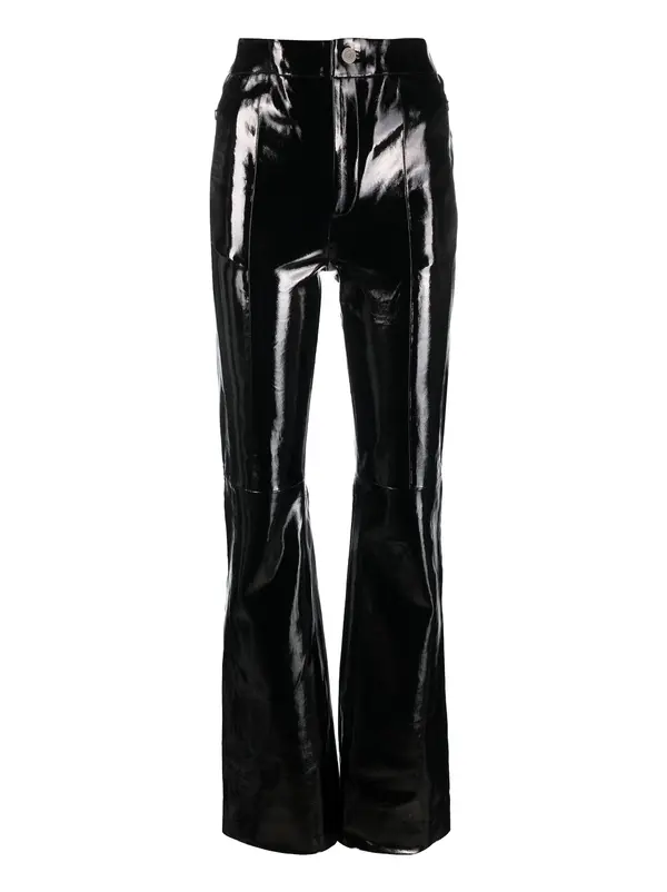 GESTUZ High-waisted Trousers - Black
