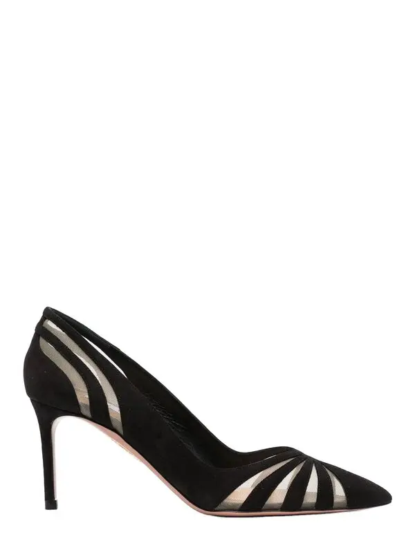 AQUAZZURA 75mm The Spy Pumps - Black