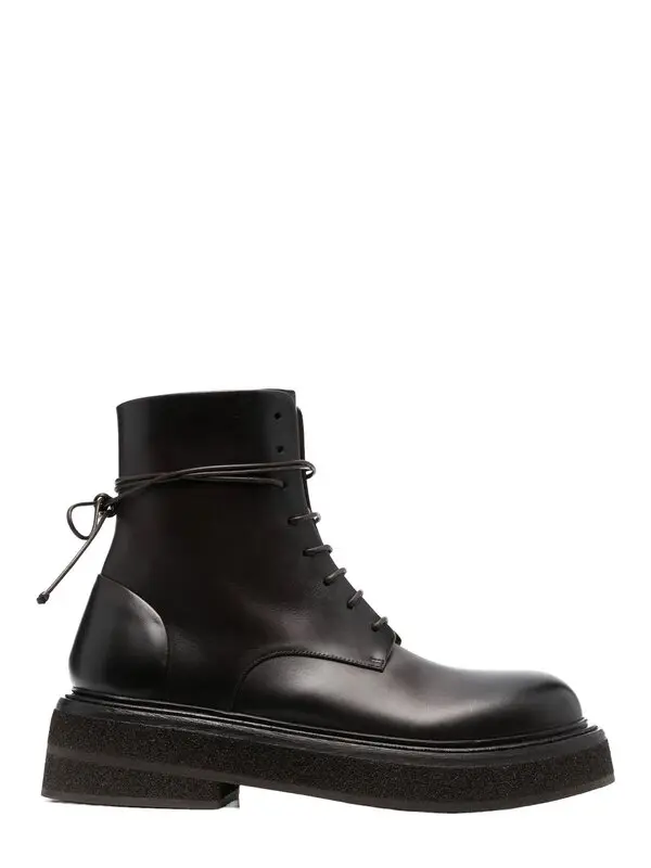 Marsèll Zuccone Leather Combat Boots - Brown