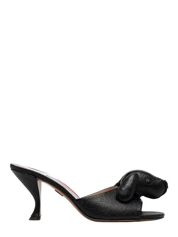 Thom Browne Hector Motif Sandals - Black
