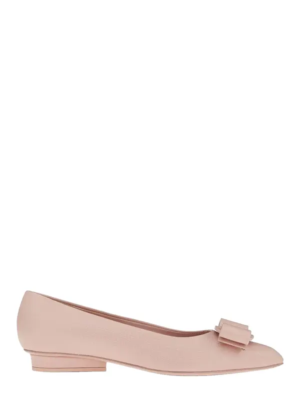 FERRAGAMO Viva Bow Ballerina Shoes - Pink