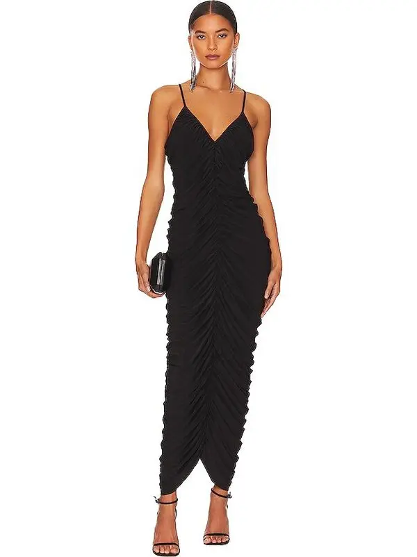 Norma Kamali Slip Diana Gown - Black