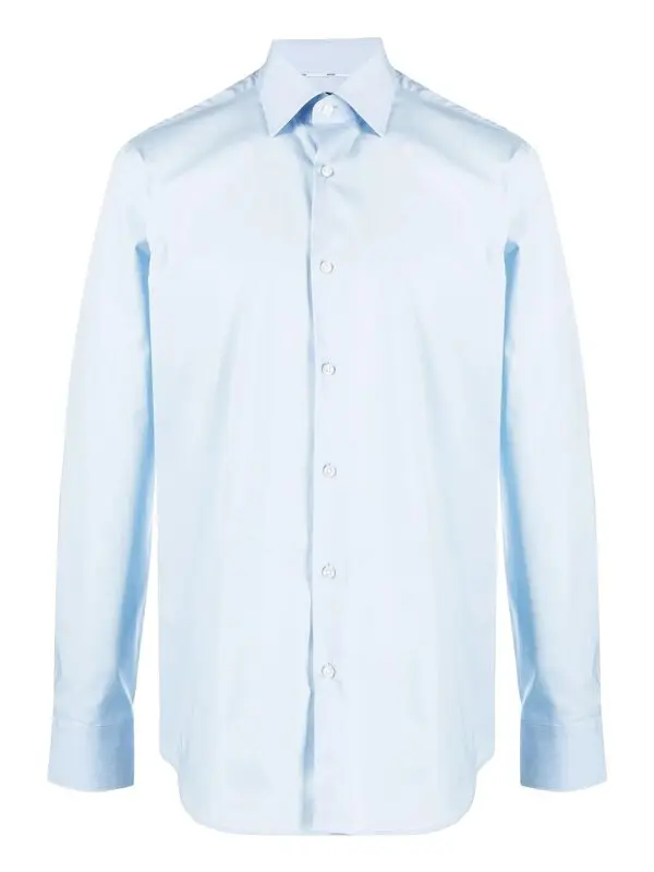 BOSS Kent Slim-fit Shirt - Blue