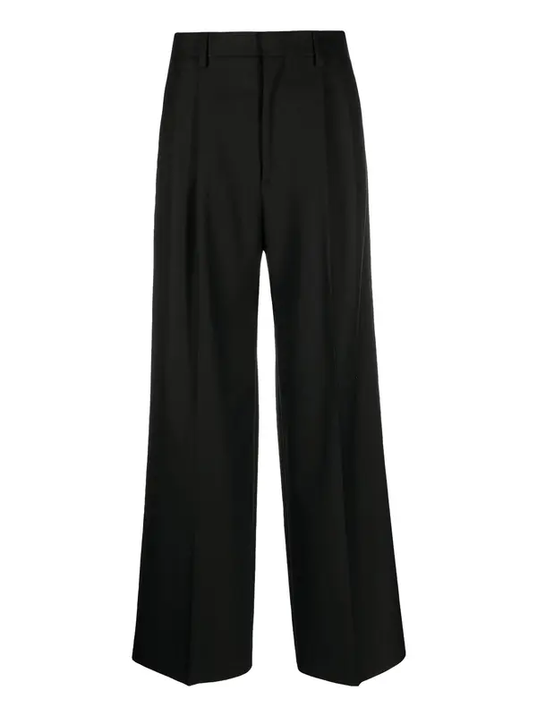 Filippa K Darcey Wool Palazzo Trousers - Black