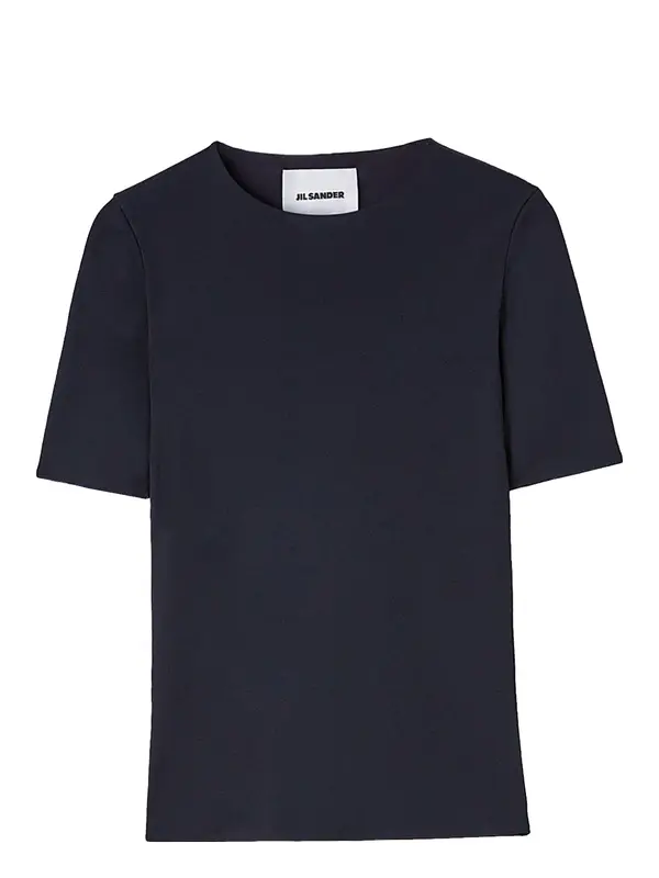 JIL SANDER Crew Neck Short-sleeved T-shirt - Blue