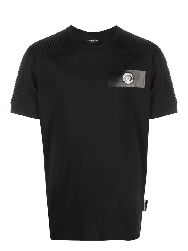 PLEIN SPORT Round Neck T-shirt - Black