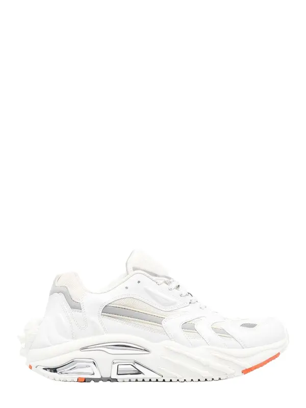 PLEIN SPORT Panelled Lace-up Sneakers - White