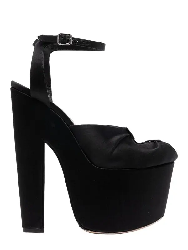 Giambattista Valli Cut-out Platform Heels - Black