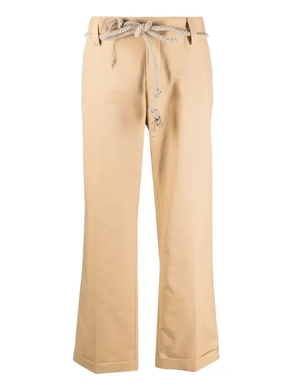 MAISON JEJIA Straight-leg Trousers - Neutrals