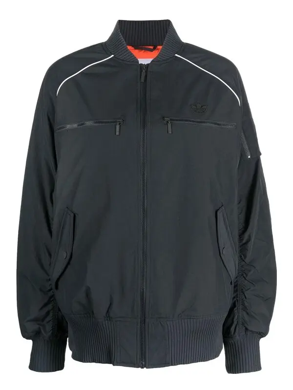 Adidas Zip-up Bomber Jacket - Grey
