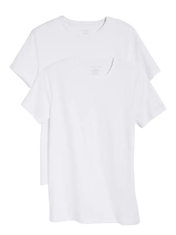 Falke 2-pack Cotton Crew Neck Tee - White