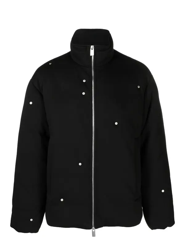 1017 Alyx 9sm Padded Stud-detail Jacket - Black