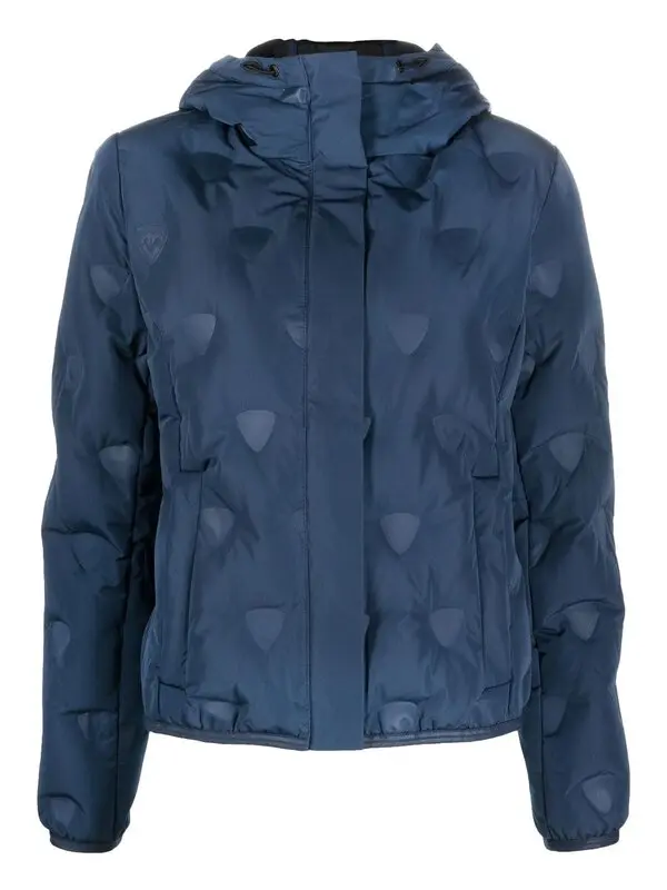 Rossignol Hooded Quilted Jacket - Blue