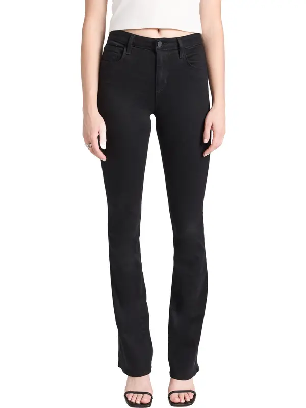 L'Agence Selma Boot-cut Jeans - Noir