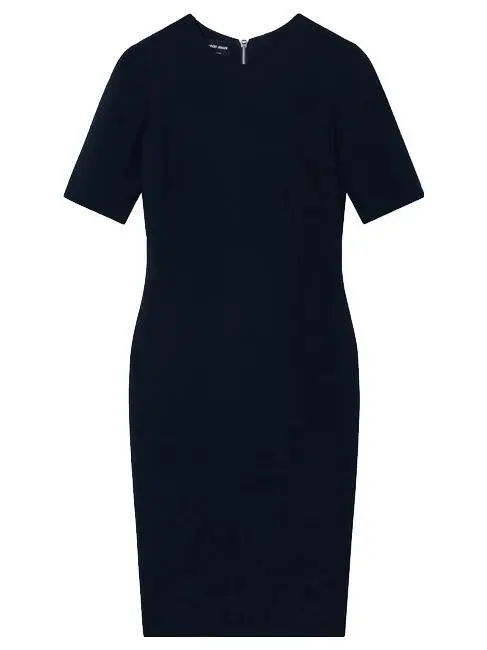 Giorgio Armani Silk Tube Dress - Blue / Navy