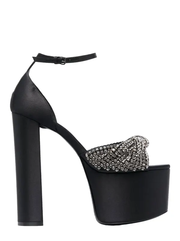 SERGIO ROSSI Evangelie 155mm Sandals - Black